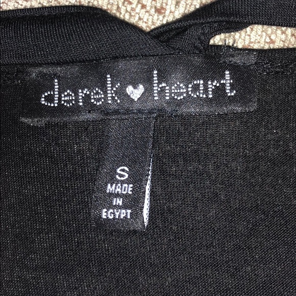 Derek Heart | Tops | Black Super Soft Derek Heart Tank | Poshmark